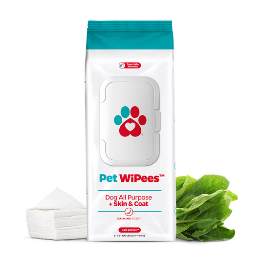 Pet WiPees™ Dog Wipes All Purpose + Skin & Coat | Dog Grooming Wipes
