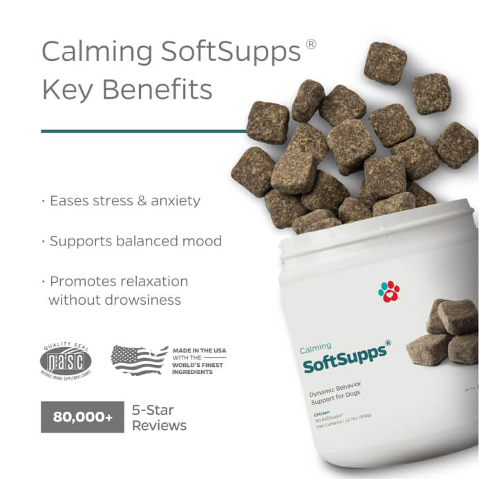 Calming SoftSupps® | Calming Treats for Dogs | Calming Chews For Dogs