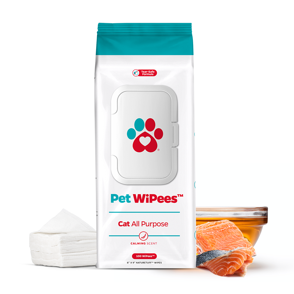 Pet WiPees™ Cat Wipes All Purpose | Cat Grooming Wipes | Cat Bathing Wipes